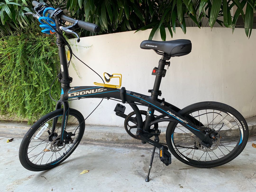 Cronus 500D foldable bicycle and some accessories, Sports Equipment ...