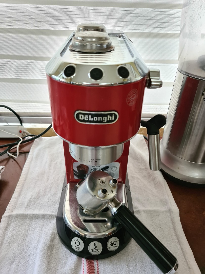 Delonghi Dedica in red, TV & Home Appliances, Kitchen Appliances ...