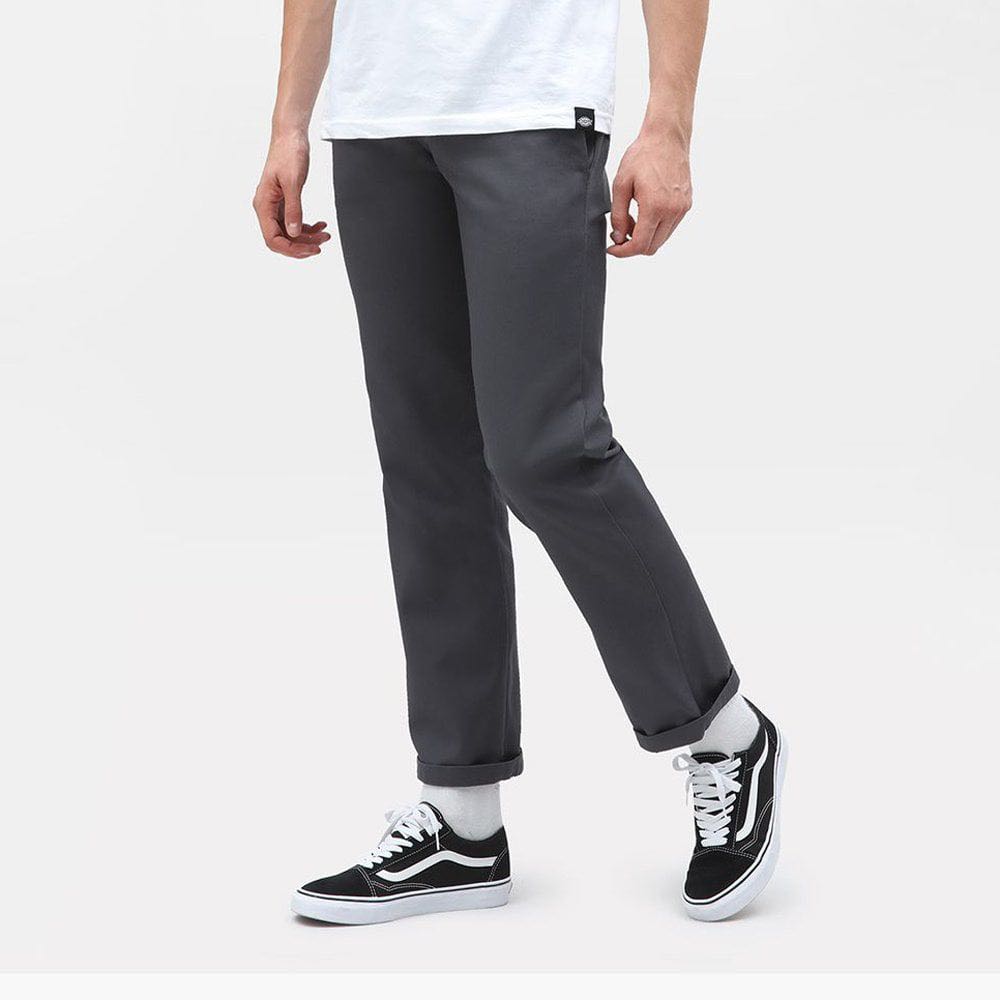 Dickies 873 Slim Straight Work Pants Charcoal Grey, Men's Fashion, Bottoms, Chinos on Carousell