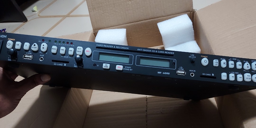 MF-6000 Digital recorder with CD with LED backlight buttons, Audio ...