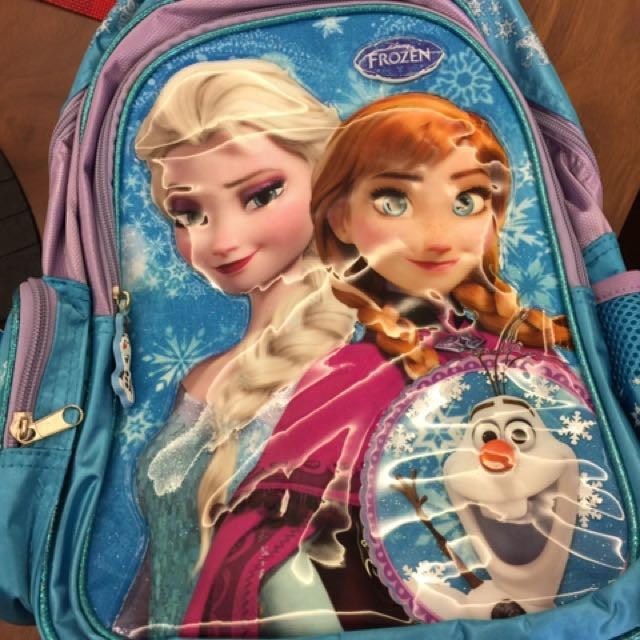 Disney Frozen Bag with Roller, Babies & Kids, Babies & Kids Fashion on ...