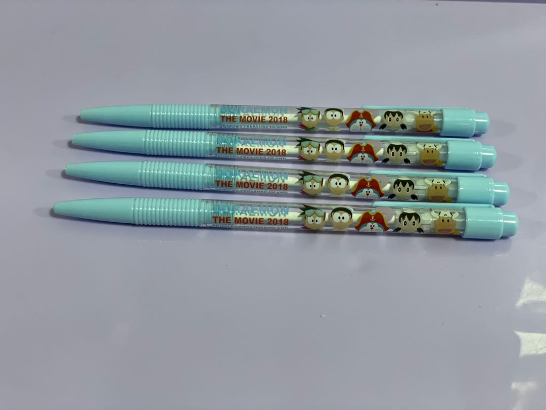 Doraemon Gel Pen in Blue Ink, Hobbies & Toys, Stationery & Craft ...