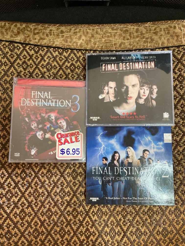 Final Destination Bundle Collection Movies. Part 1-3 (VCD), Hobbies ...