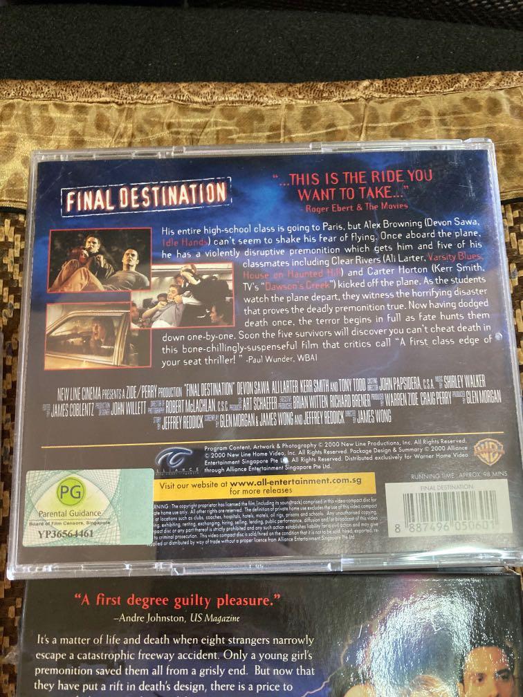 Final Destination Bundle Collection Movies. Part 1-3 (VCD), Hobbies ...