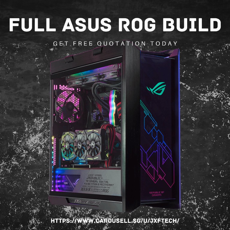 FULL ASUS ROG STRIX BUILD GAMING PC, Computers & Tech, Desktops on ...