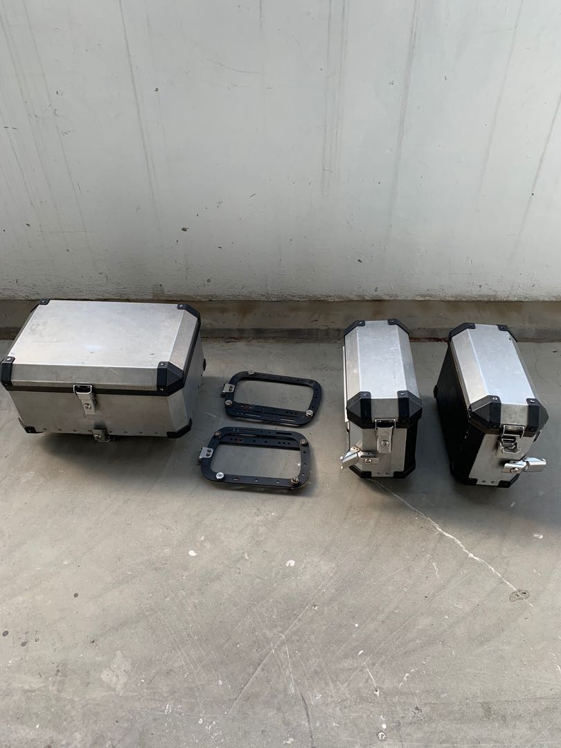 Full metal panniers, Motorcycles, Motorcycle Accessories on Carousell