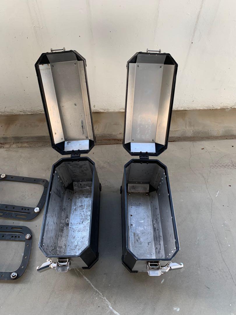 Full metal panniers, Motorcycles, Motorcycle Accessories on Carousell