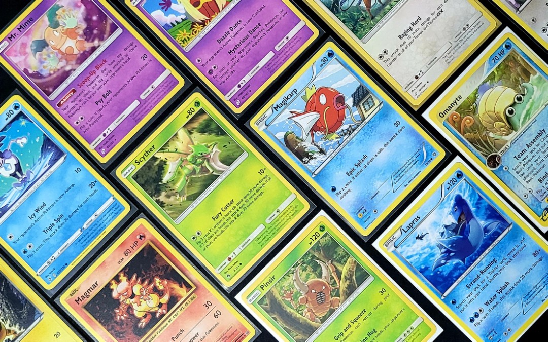 Gen 1 Pokemon TCG English Cards Non Holo Part 4 / Mr.Mime + Scyther ...
