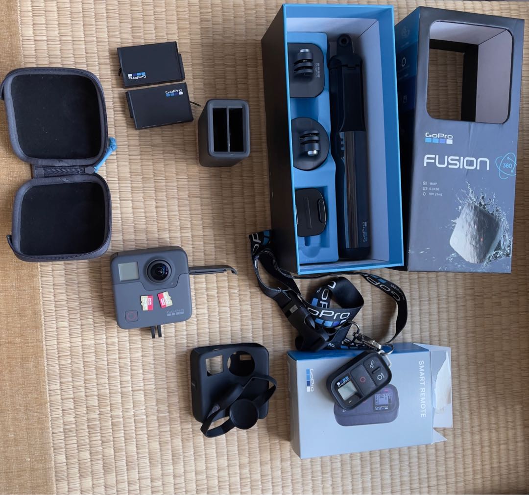 GoPro fusion 360 action camera full sets, Photography, Cameras on Carousell
