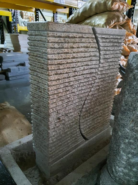 Granite Water Feature Stone Set, Furniture & Home Living, Outdoor ...