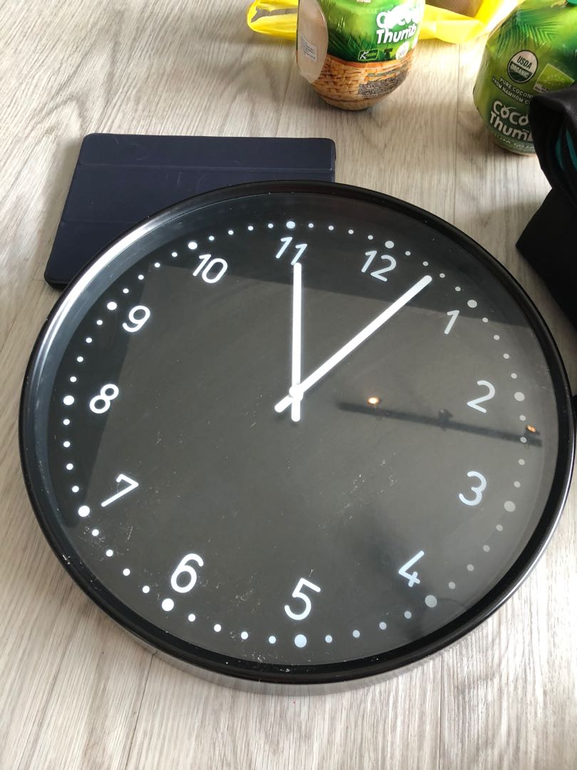 IKEA BONDIS CLOCK, Furniture & Home Living, Home Decor, Clocks on Carousell