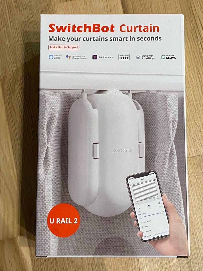 New U-Rail version 2 Switchbot Curtain - Narrow Tracks Edition, Furniture & Home Living, Home ...