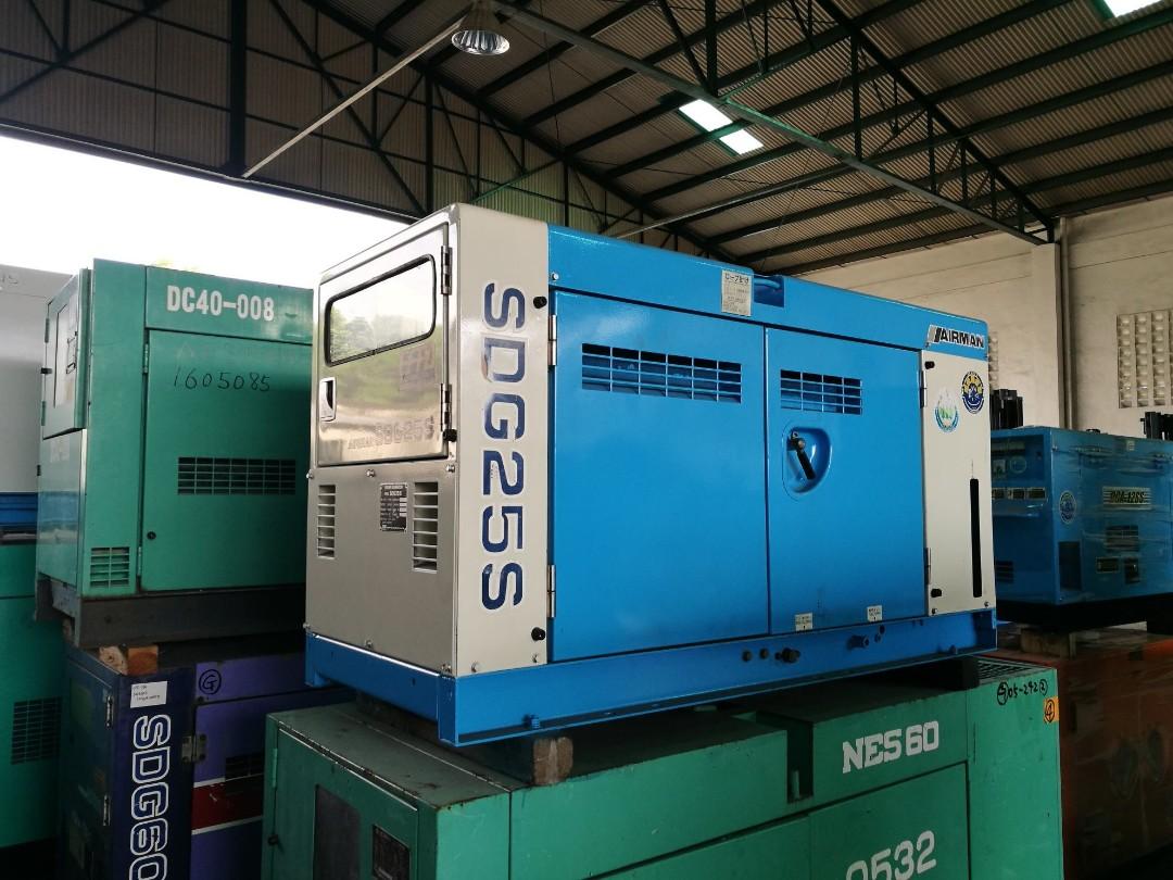 Japan surplus generator genset Denyo Airman, Commercial & Industrial ...