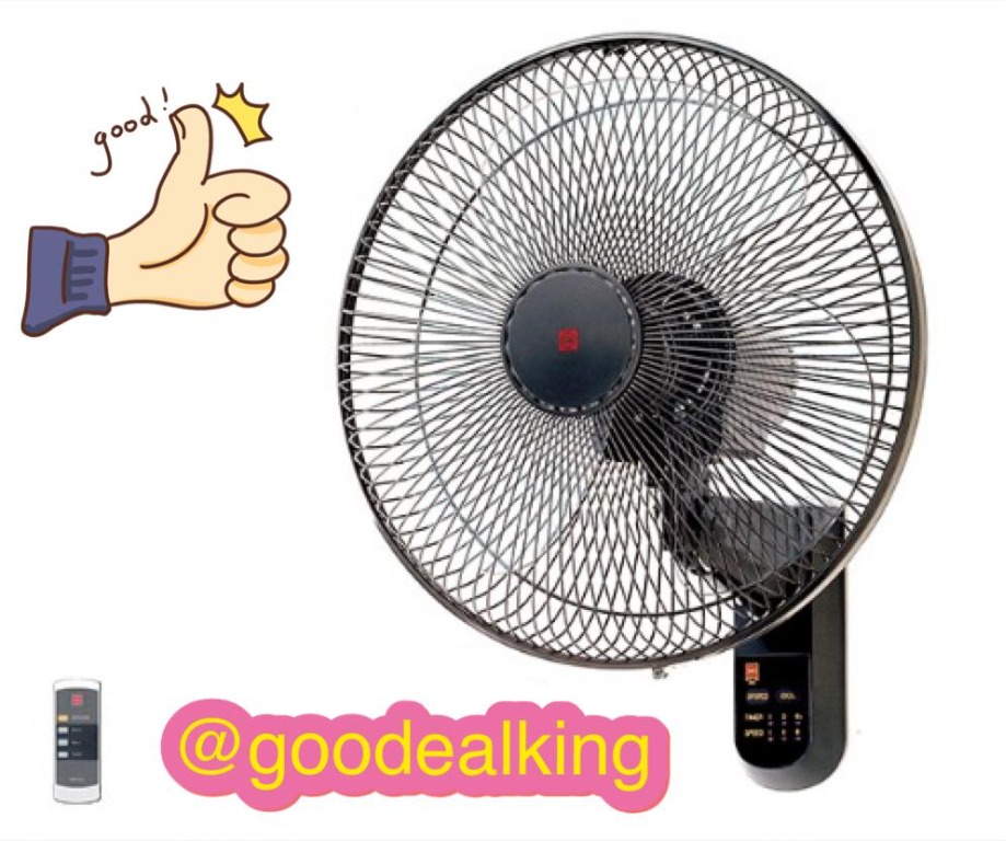 KDK Wall Fan with Remote Control, Furniture & Home Living, Lighting ...