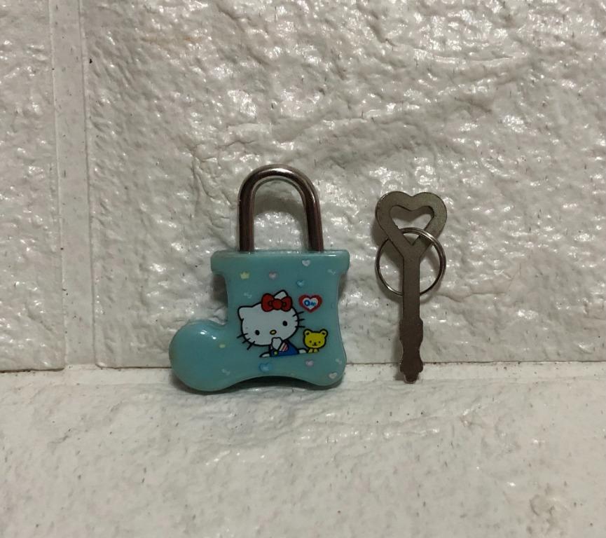 kym: Hello Kitty PADLOCK C, Furniture & Home Living, Security & Locks ...