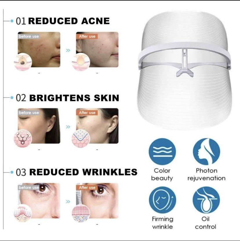 LED FACE SHIELD, Health & Nutrition, Face Masks & Face Shields on Carousell