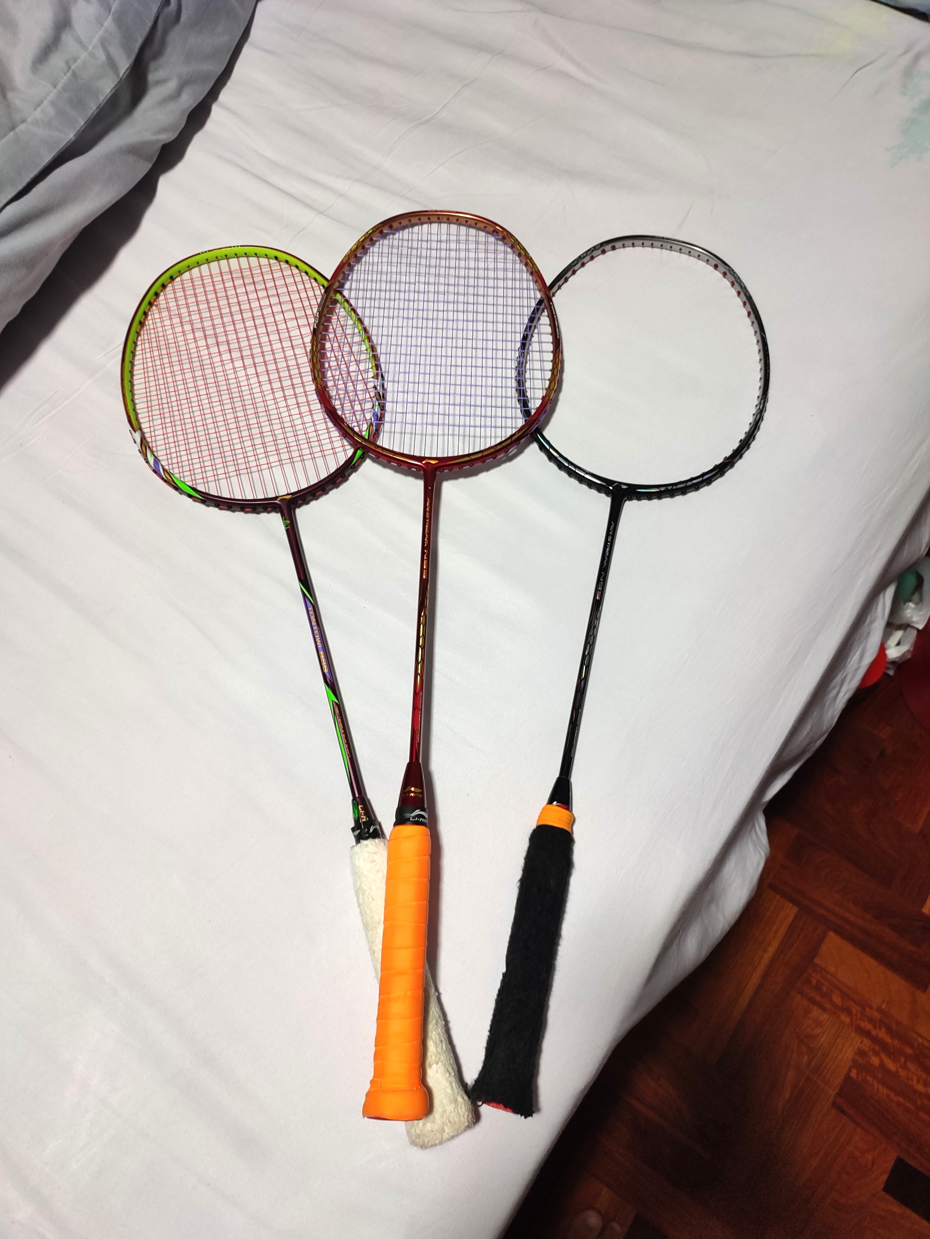 Lining Badminton Racket N99, Tontowi 888, Sports Equipment, Sports ...