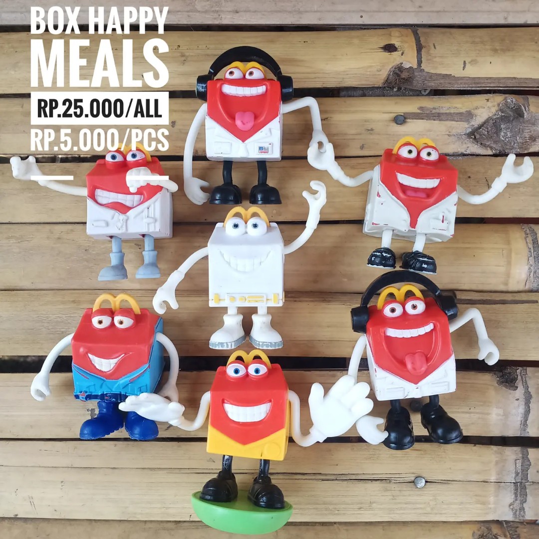 Mainan Box Happy Meals Series, Toys & Collectibles, Mainan di Carousell