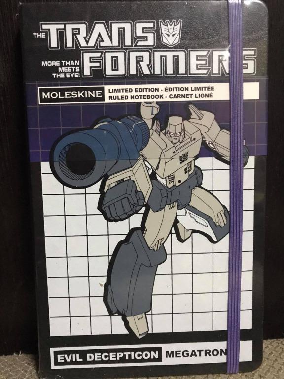 MOLESKINE: Limited Edition Transformers Ruled Notebook (Evil Decepticon ...