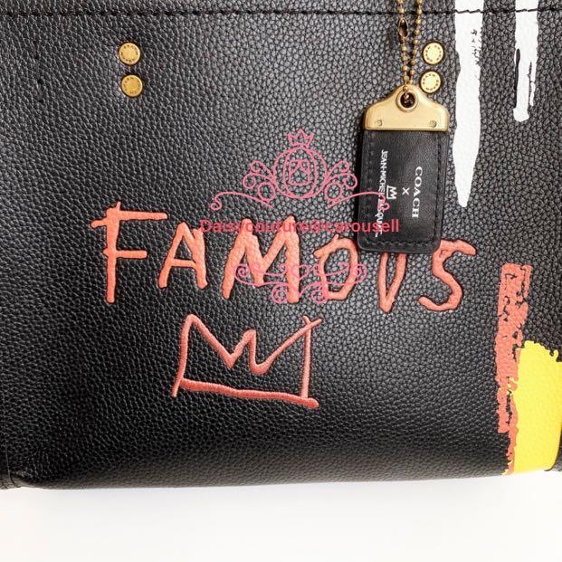 Original coach c basquiat x Jean Michael collection, Luxury, Bags ...