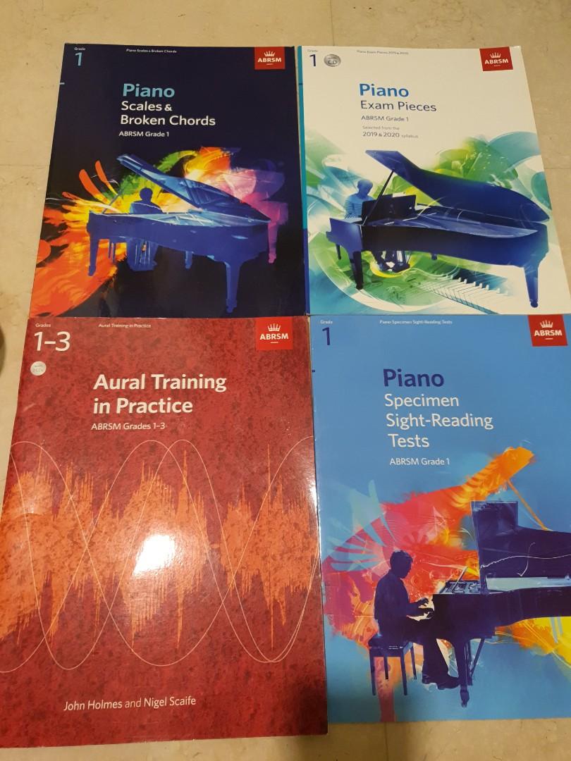 Piano ABRSM Grade 1 Books - get it as a set, Hobbies & Toys, Music ...