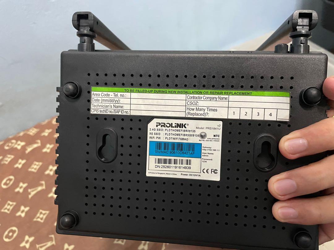 PLDT modem dualband 2.4G and 5G, Computers & Tech, Office & Business ...