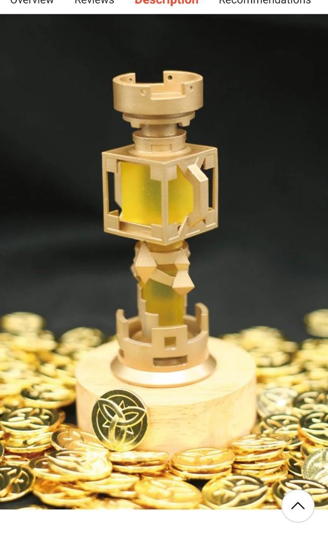 [PO] Genshin Impact Zhongli Geo Gnosis night light glowing ornament ...