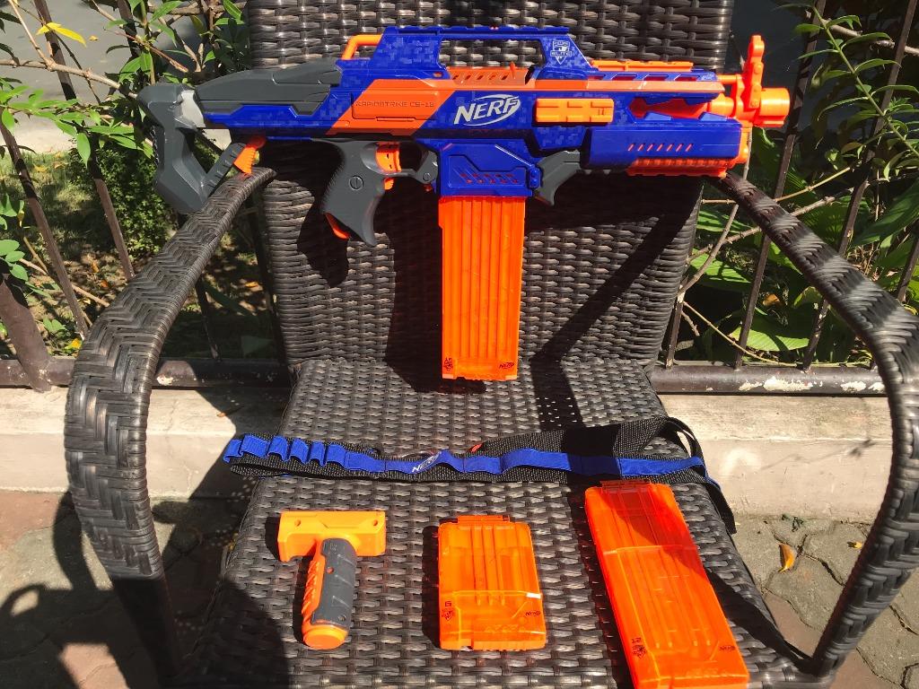 PreLoved NERF Cs-18 RapidStrike (Automatic Blaster with batteries ...