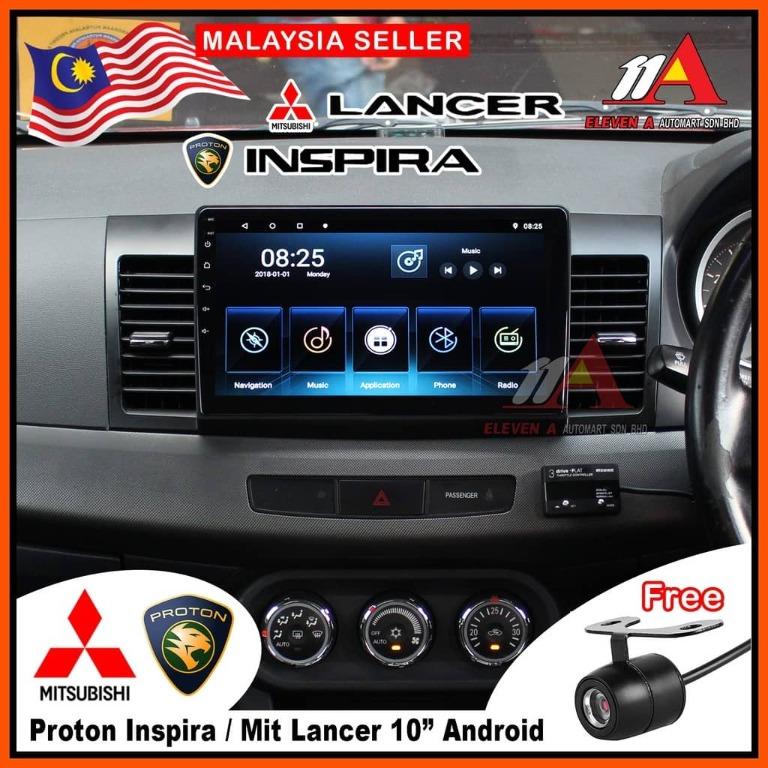 Proton Inspira / Mitsubishi Lancer T3 Allwinner Quad Core 10" IPS ...