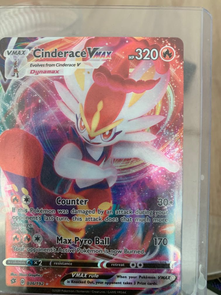 Psa 10 cinderace Vmax selling, Hobbies & Toys, Toys & Games on Carousell