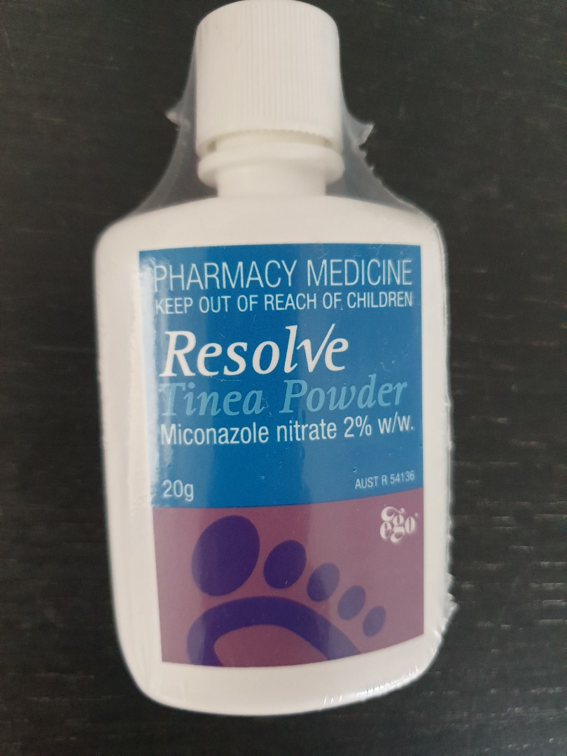 Resolve Tinea Powder 20g, Health & Nutrition, Medical Supplies & Tools ...