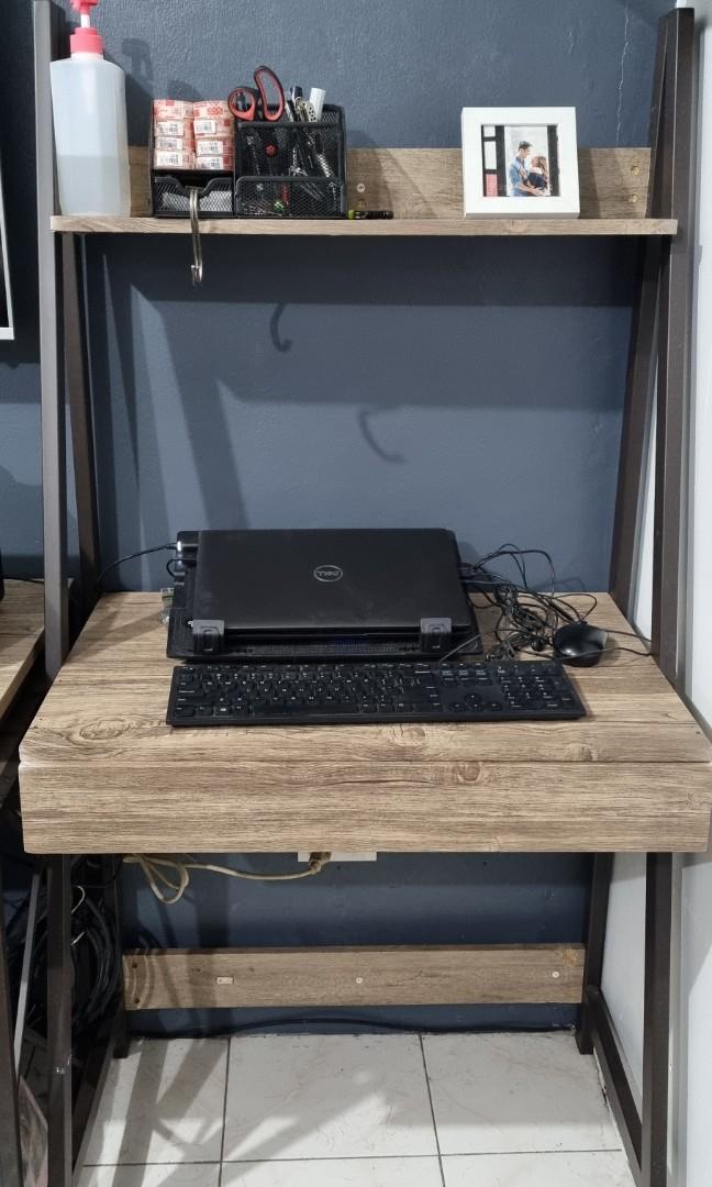 San Yang Computer Table with drawer and shelf, Furniture & Home Living ...