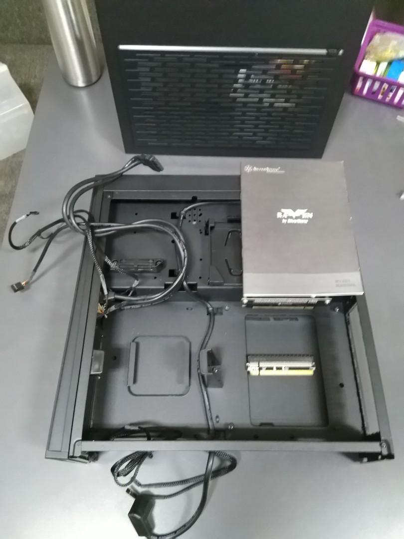 Silverstone Raven RVZ02 Mini-ITX Slim PC Case, Computers & Tech, Parts ...