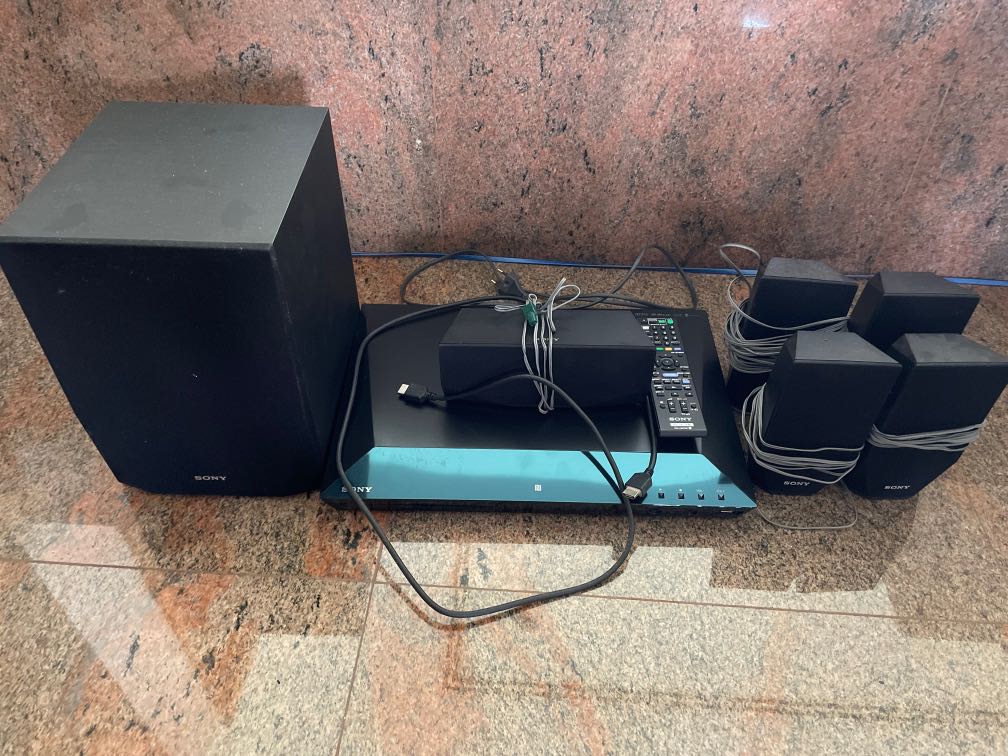 Sony surround speaker, with blue ray dvd player, Audio, Soundbars ...