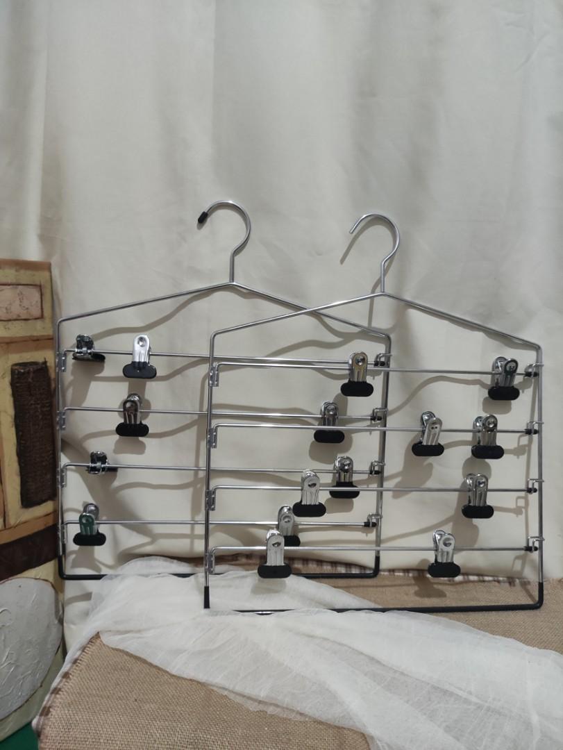 Swing arm slack hanger with clips, Furniture & Home Living, Home ...