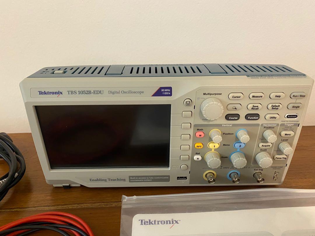 Tektronix Oscilloscope TBS 1052B-EDU 2x50MHz, Computers & Tech, Parts ...