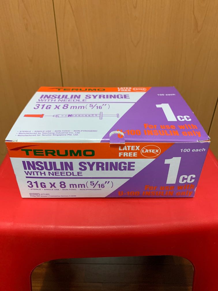 Terumo Insulin Syringe 31G, Health & Nutrition, Medical Supplies & Tools on Carousell