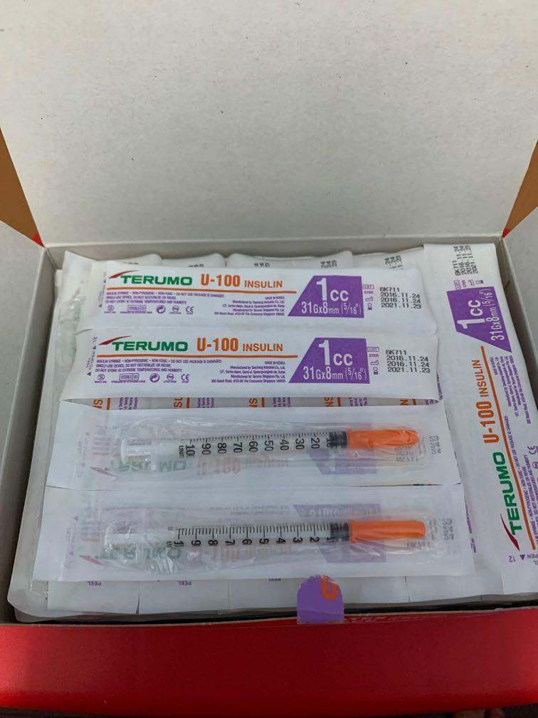 Terumo Insulin Syringe 31G, Health & Nutrition, Medical Supplies & Tools on Carousell
