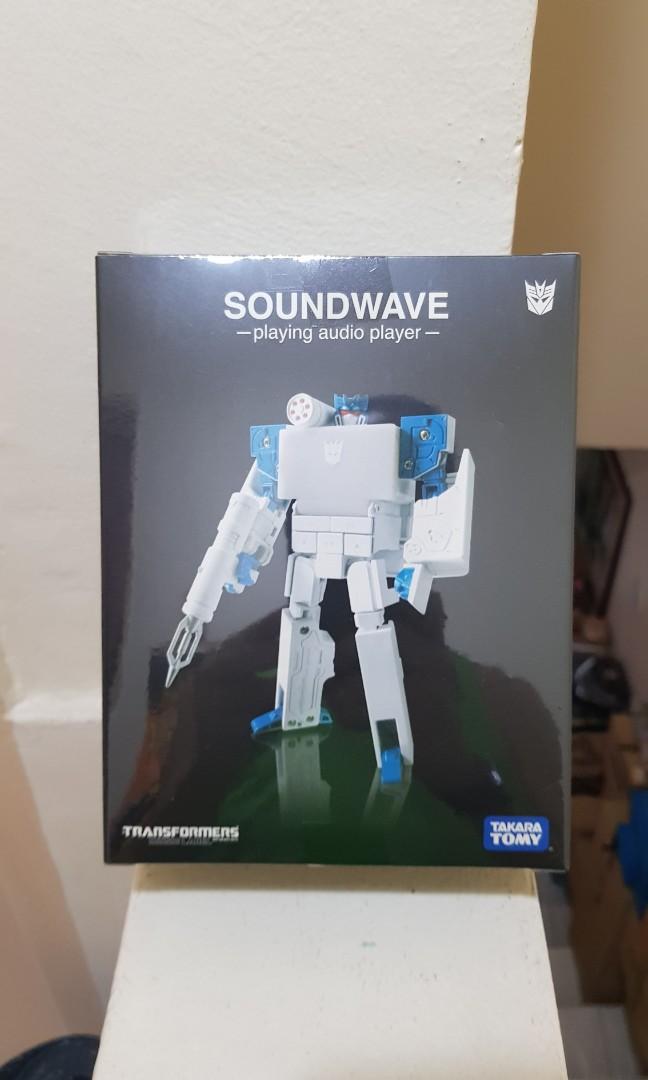 Transformers Music Label SOUNDWAVE (Blaster Black Version), Hobbies ...