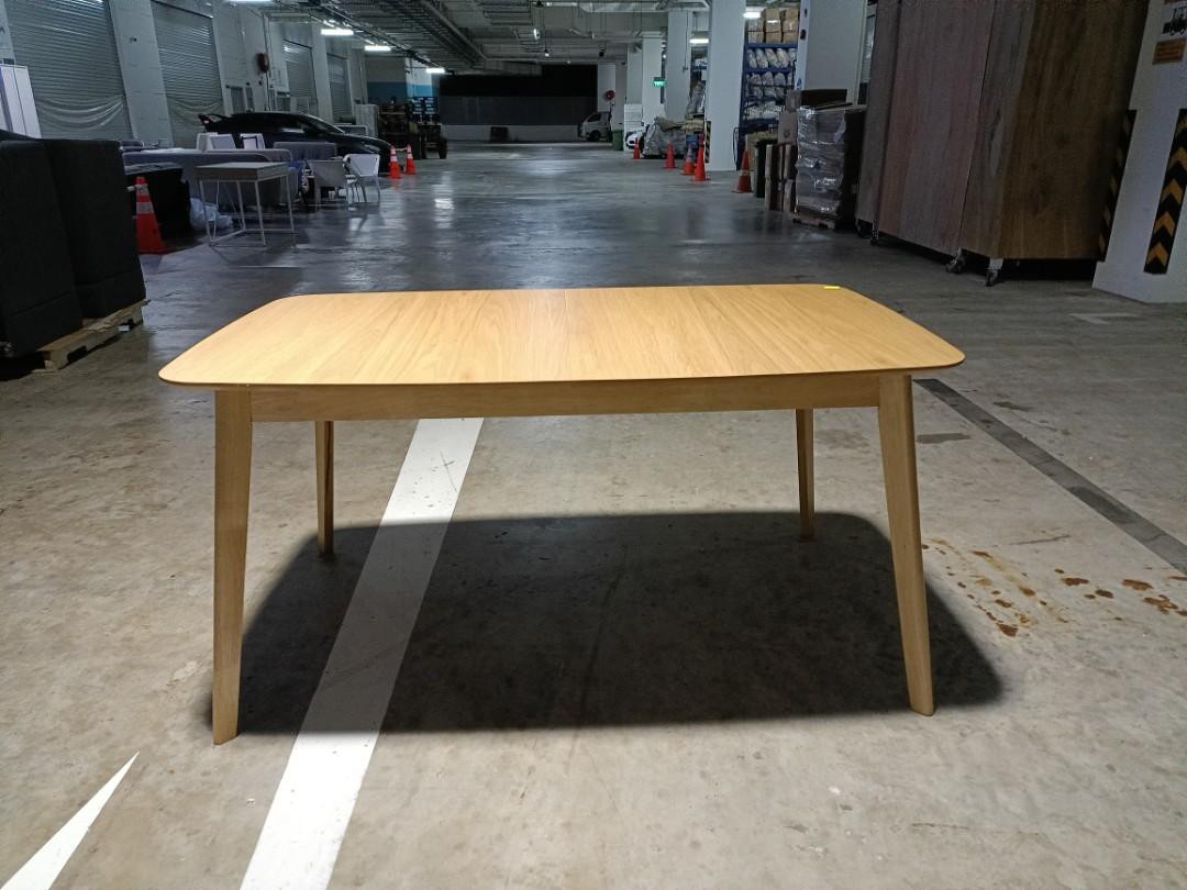 TRAX EXTENDABLE Dining Table in OAK, Furniture & Home Living, Furniture ...