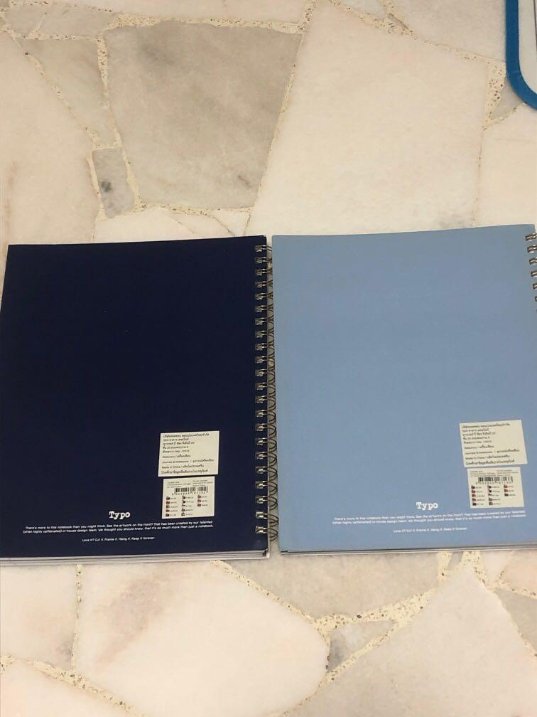 Typo A4 Notebooks with dividers, Hobbies & Toys, Stationery & Craft ...