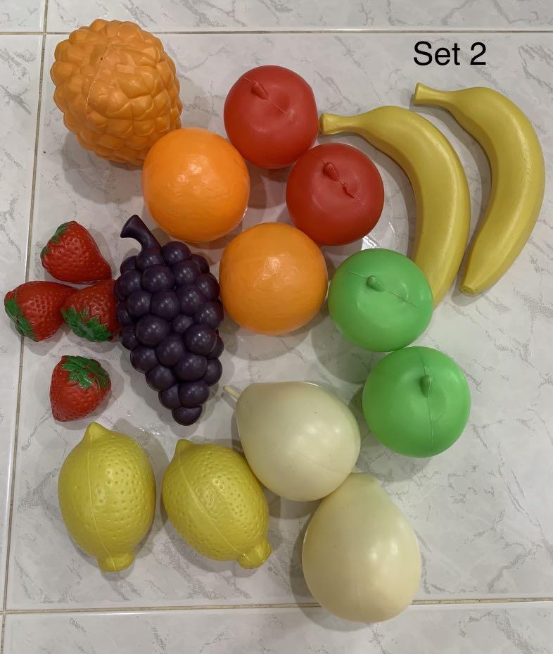 Vegetable Toy Set and Fruit Toy Set / Cooking , Hobbies & Toys, Toys ...