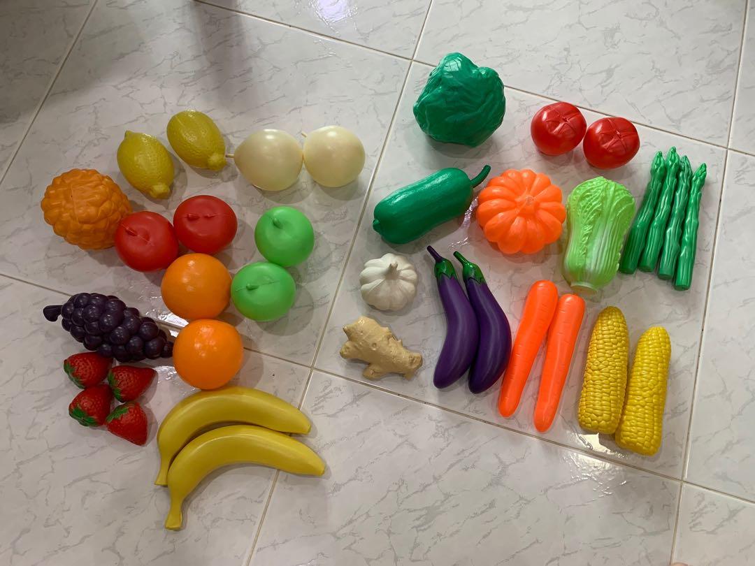 Vegetable Toy Set and Fruit Toy Set / Cooking , Hobbies & Toys, Toys ...