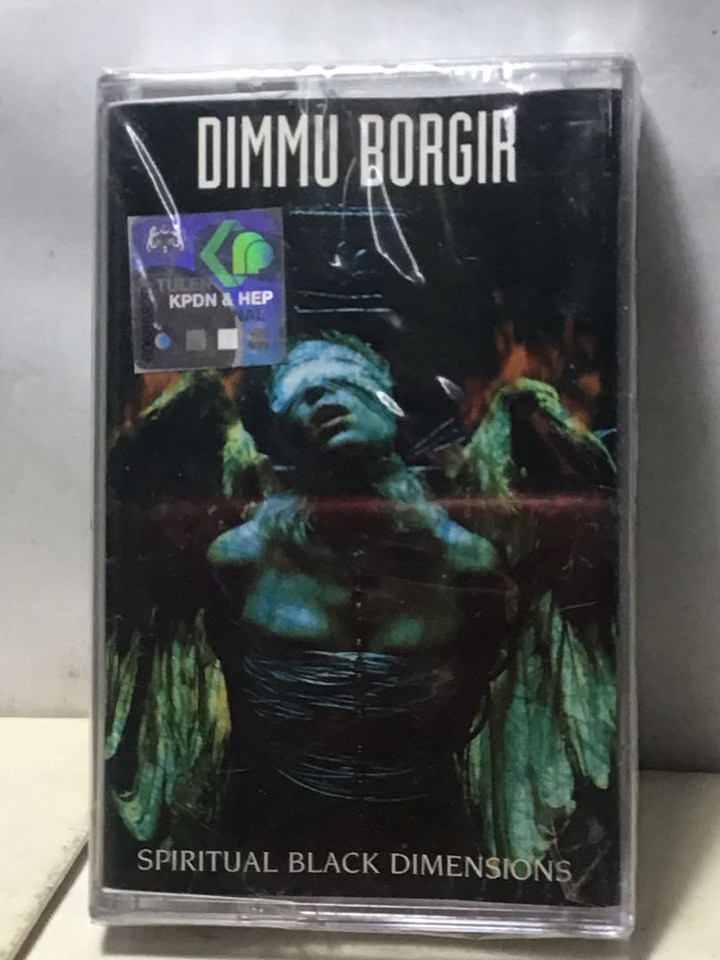VINTAGE CASSETTE TAPE Dimmu Borgir- Spiritual Black Dimensions OOP ...