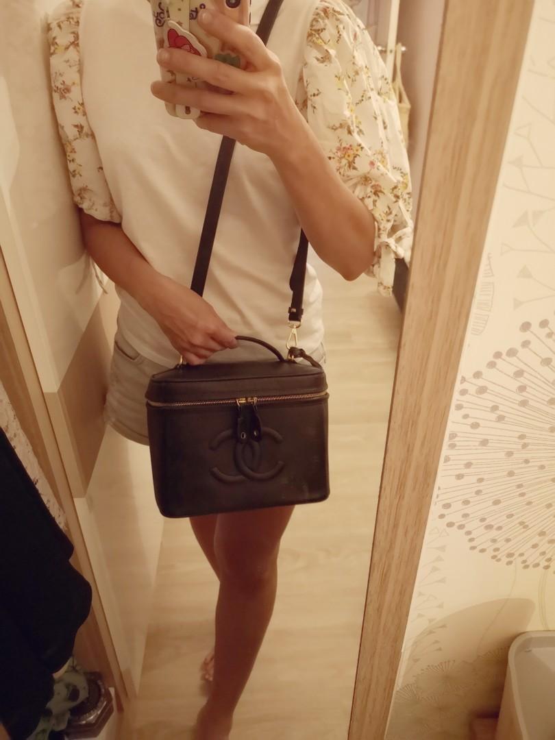 Vintage chanel train case, Luxury, Bags & Wallets on Carousell