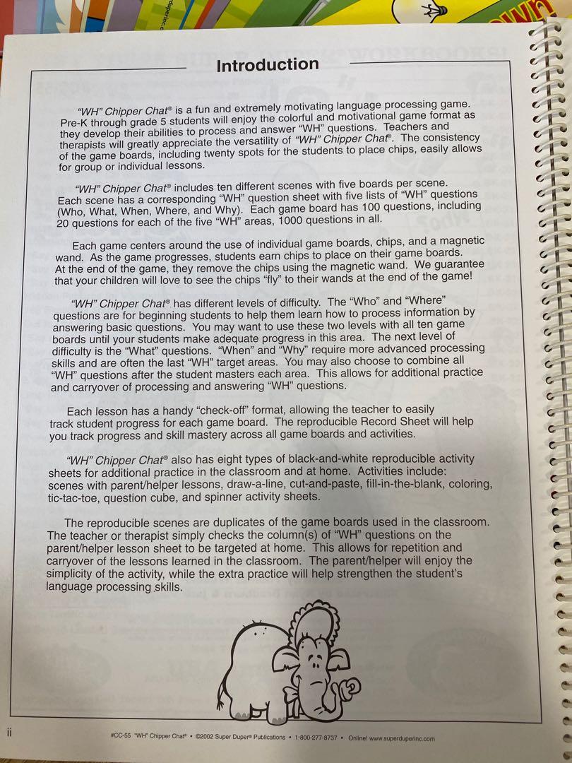 WH Chipper Chat, Hobbies & Toys, Toys & Games on Carousell