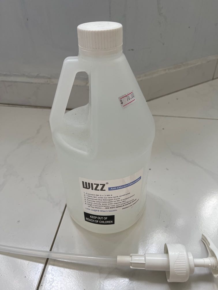 Wizz Anti Chlorine Chloramine solution - 2 litre , Pet Supplies, Homes ...