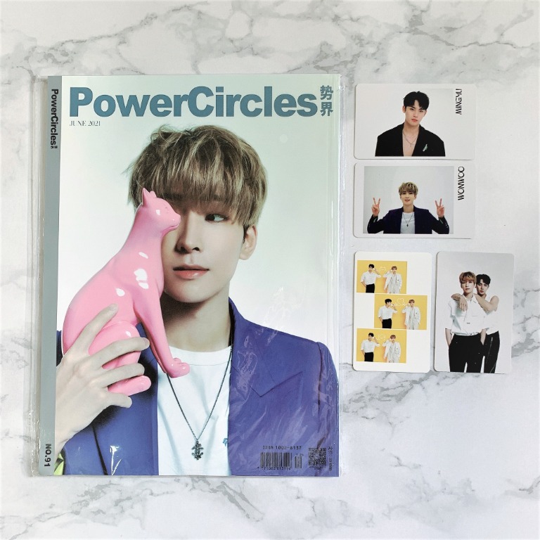 WONWOO MINGYU powercircles magazine photocard (seventeen, svt, minwon, meanie, pc), Hobbies ...