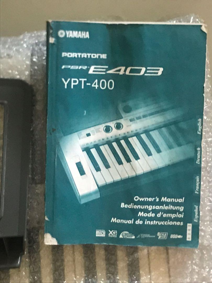 Yamaha PSR E403, Hobbies & Toys, Music & Media, Musical Instruments on ...
