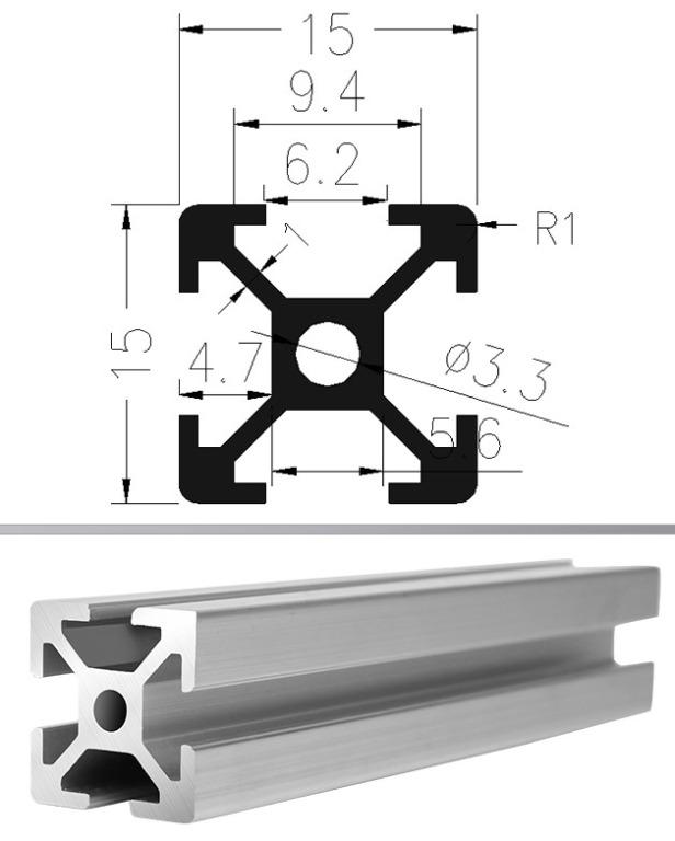 T-Slot Aluminum Extrusions Structural Framing Systems Mk, 43% OFF